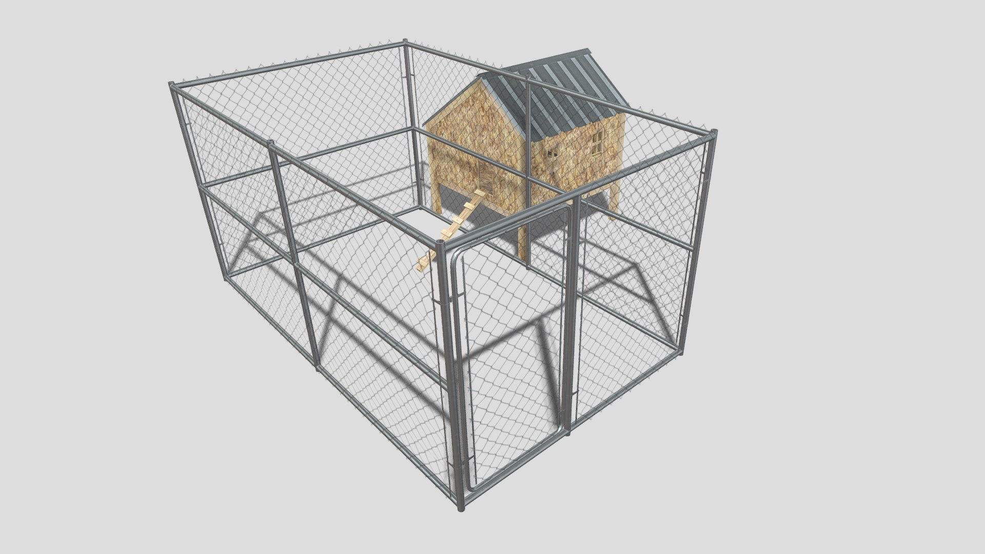 Chicken coop 3D model - TurboSquid 2149726