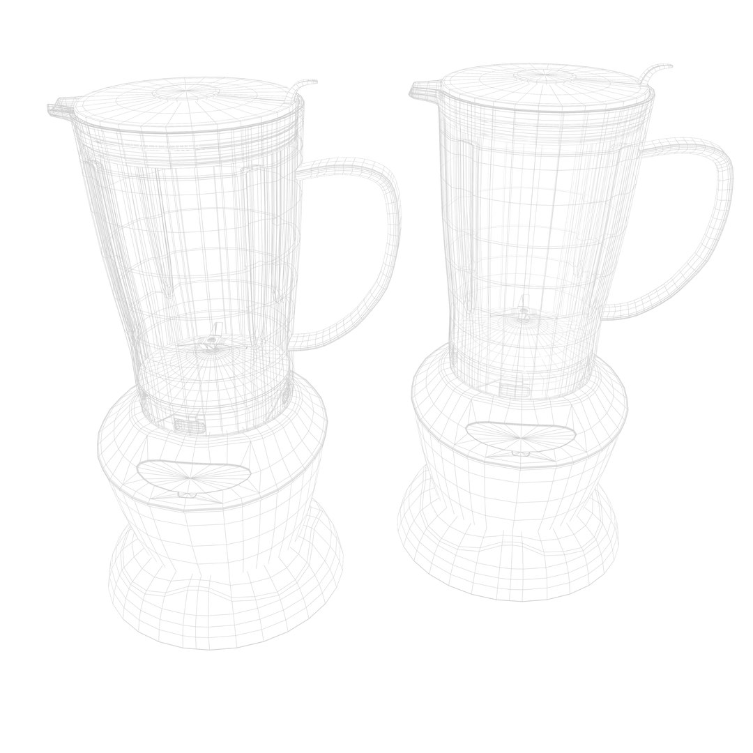 3D Blenders Clean And Dirty - TurboSquid 2201177