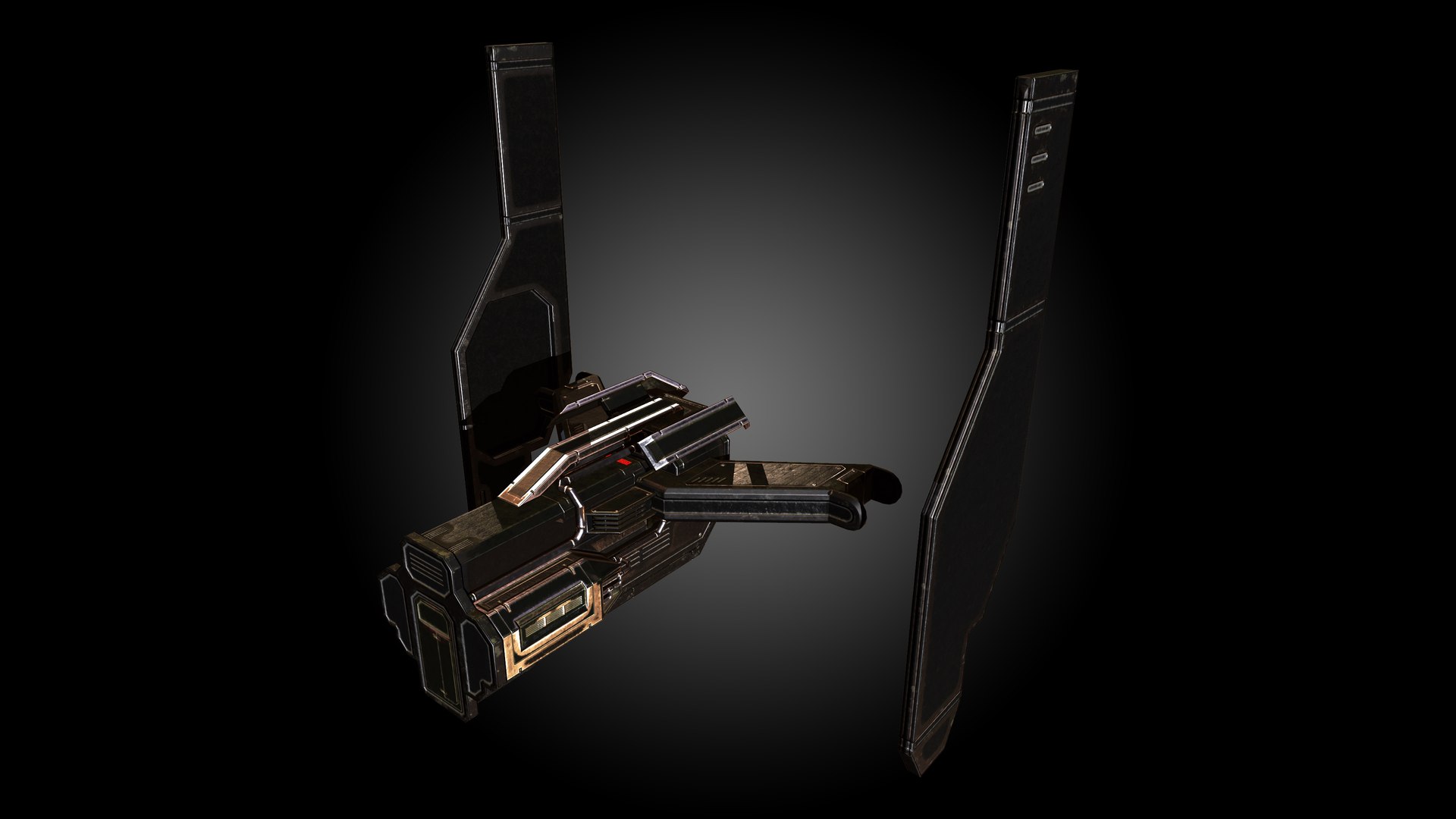 Spaceship tail 3D - TurboSquid 1550571