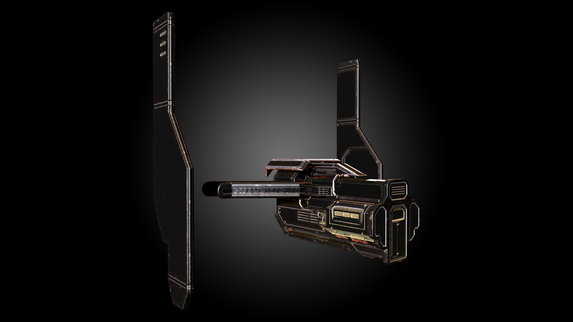 Spaceship tail 3D - TurboSquid 1550571