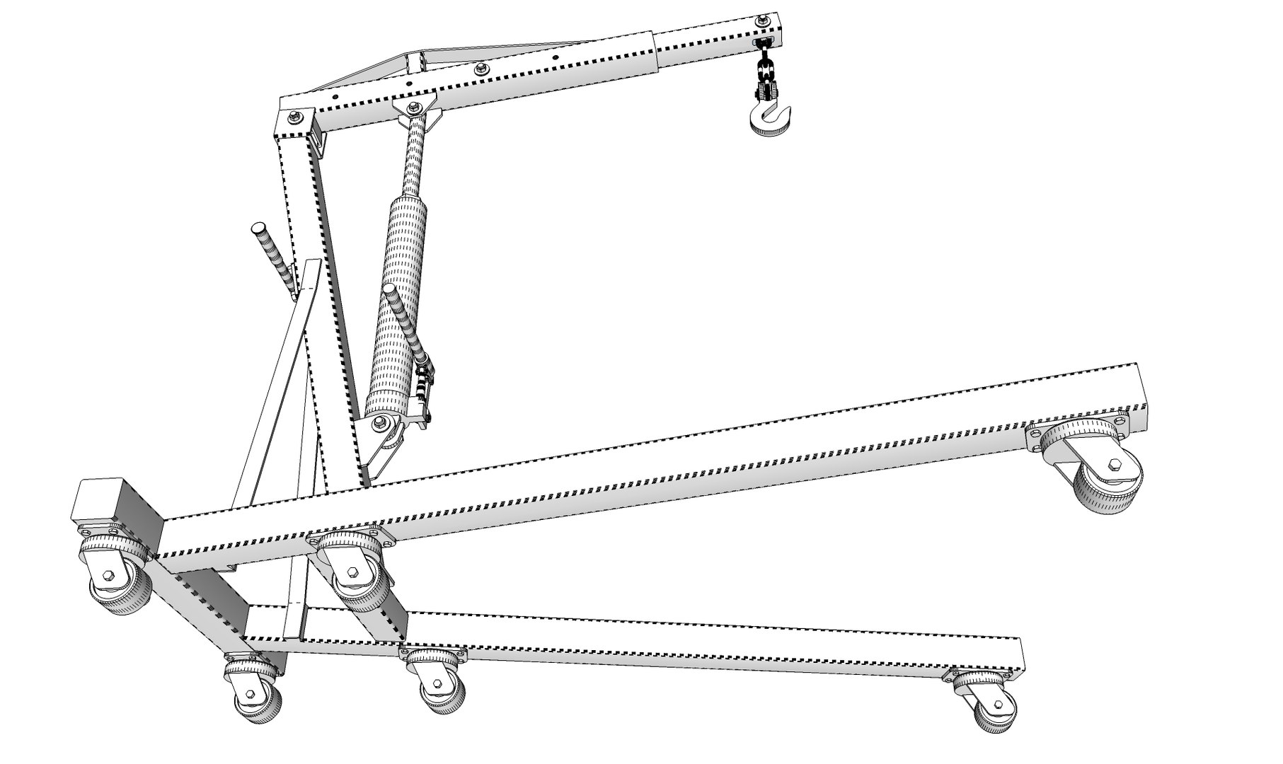 Engine Hoist 3D Model - TurboSquid 2276316