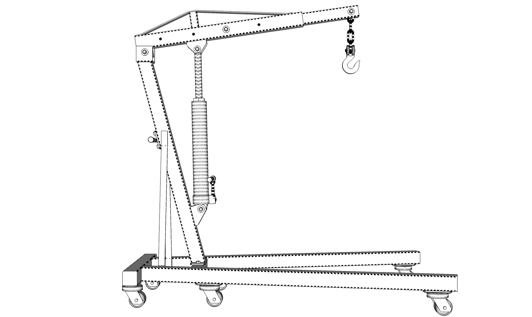 Engine Hoist 3D Model - TurboSquid 2276316