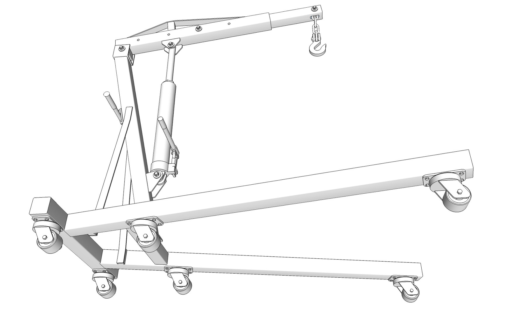 Engine Hoist 3D Model - TurboSquid 2276316