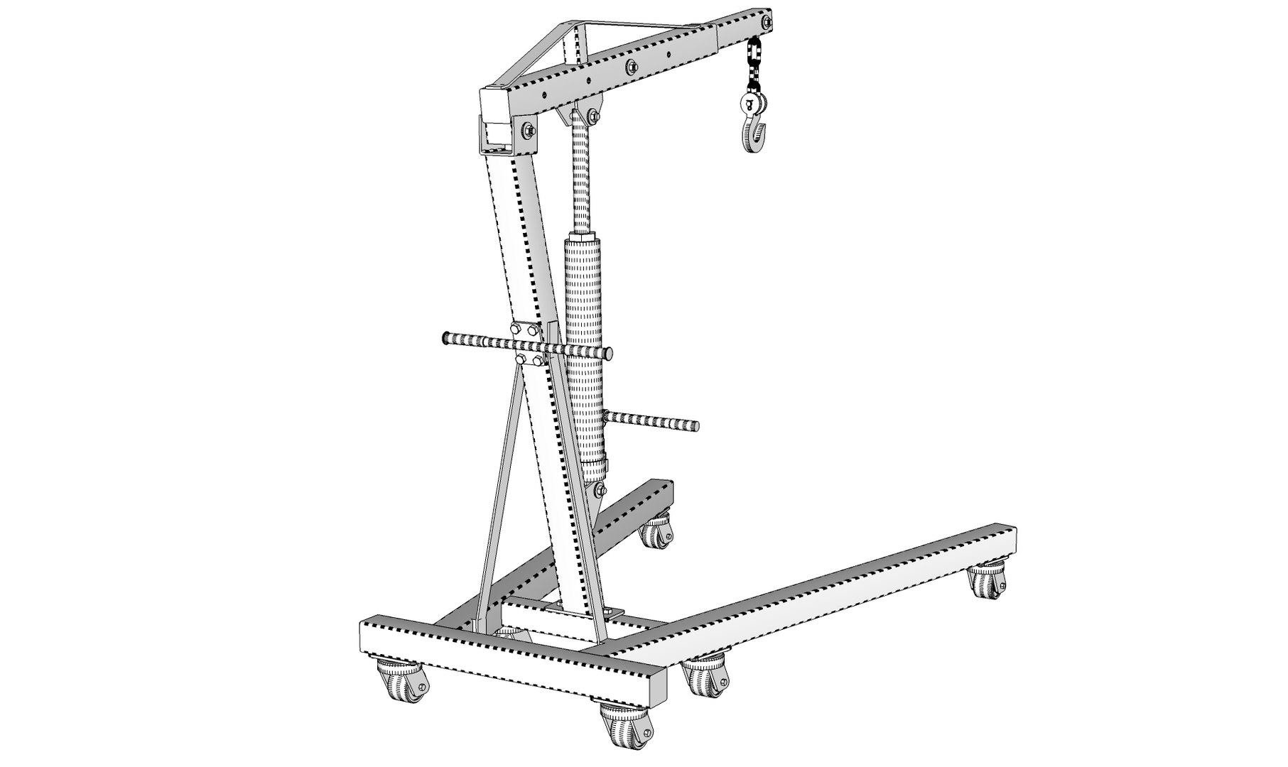 Engine Hoist 3D Model - TurboSquid 2276316