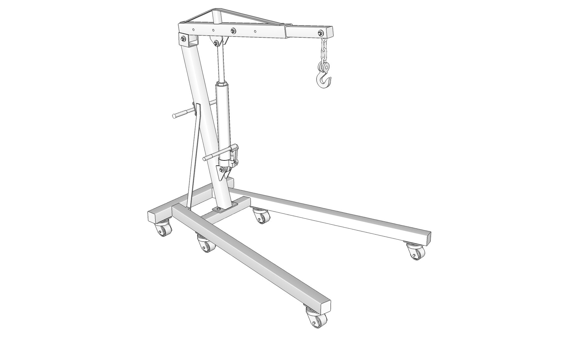 Engine Hoist 3D Model - TurboSquid 2276316