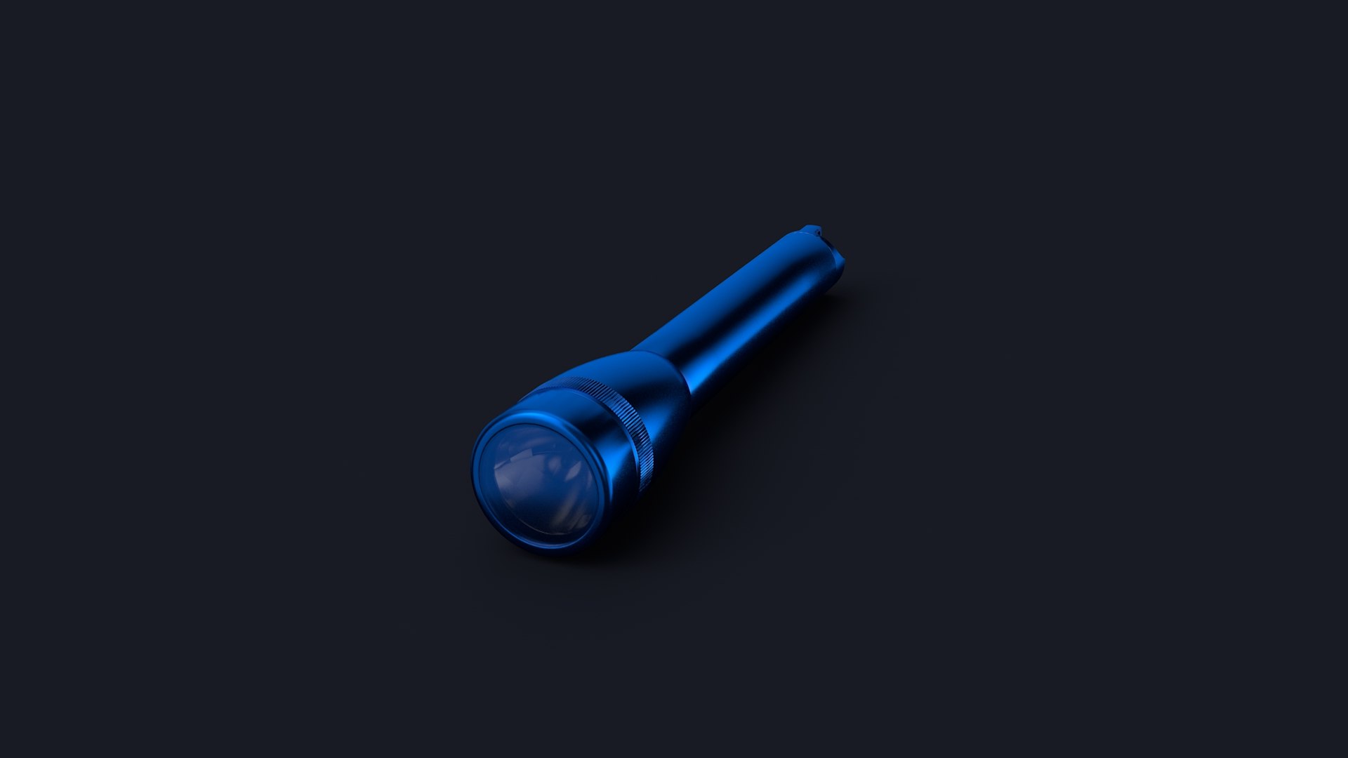 Blue Flashlight 3D Model - TurboSquid 1975088