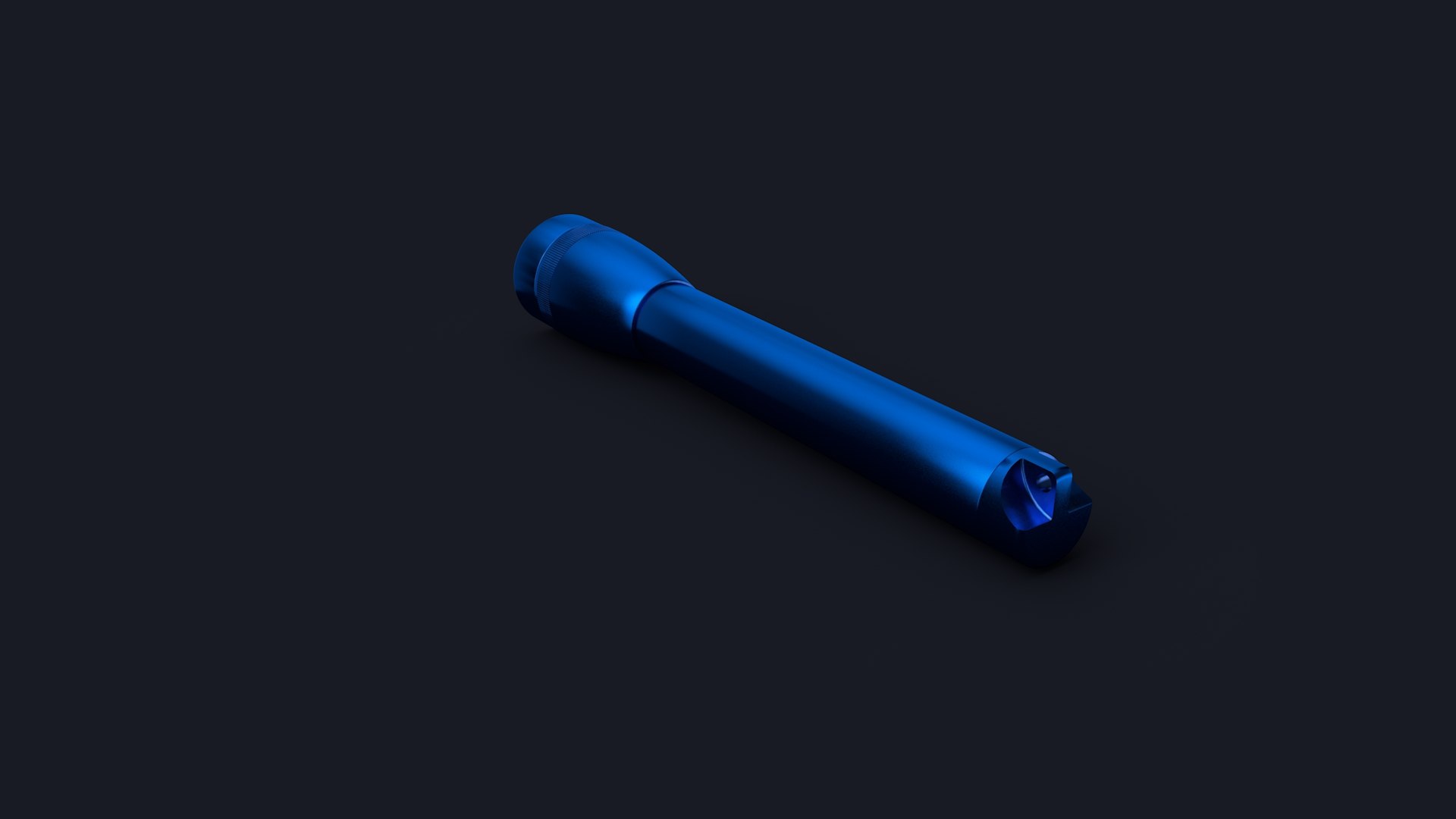 Blue Flashlight 3D Model - TurboSquid 1975088