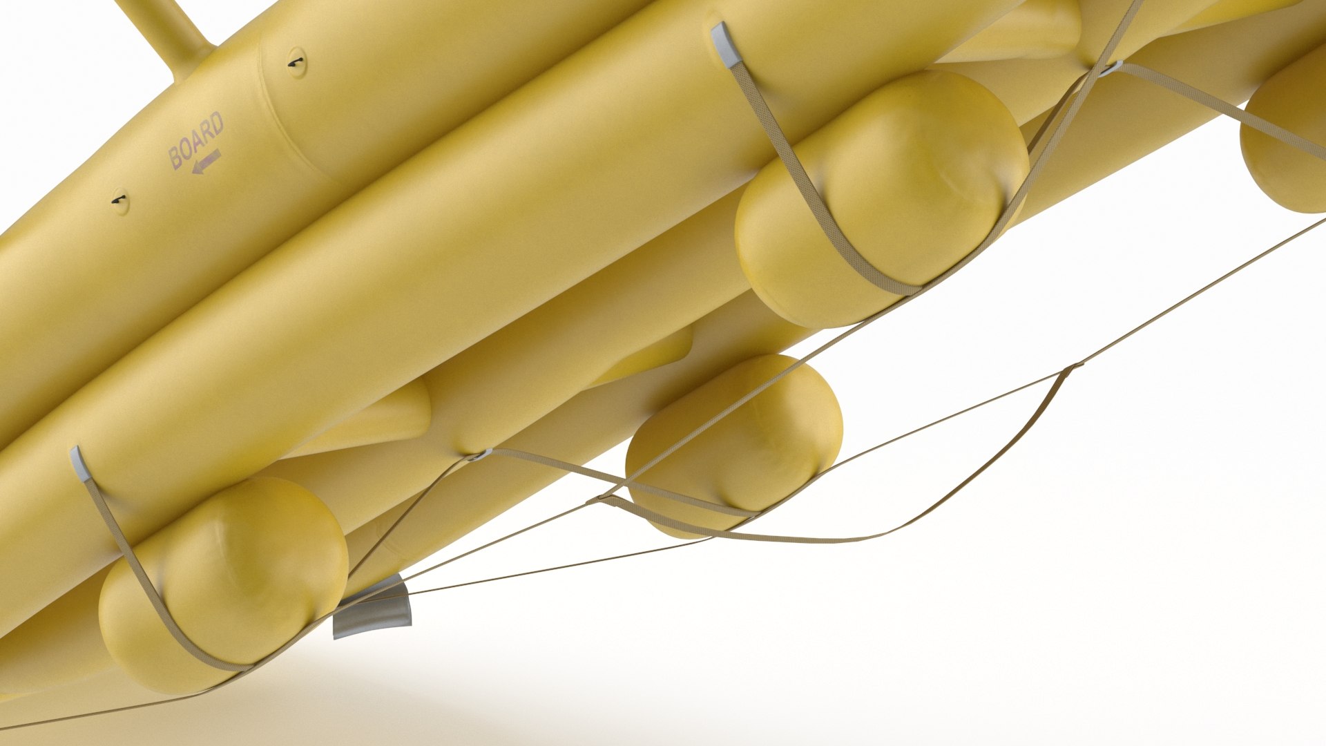 Inflatable Evacuation Slide With Airline Hostess 3D Model - TurboSquid ...