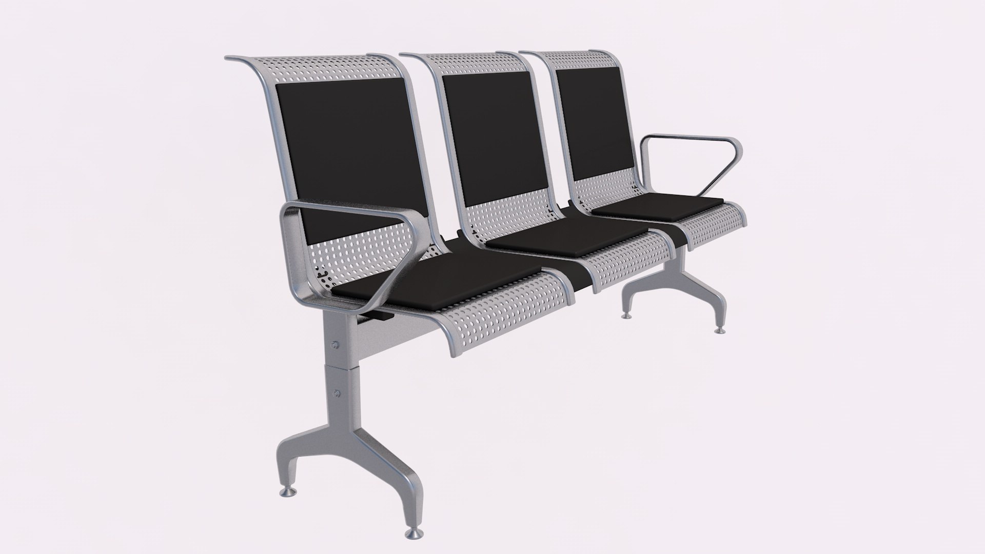 3D 3D model Waiting Chair - TurboSquid 1760859