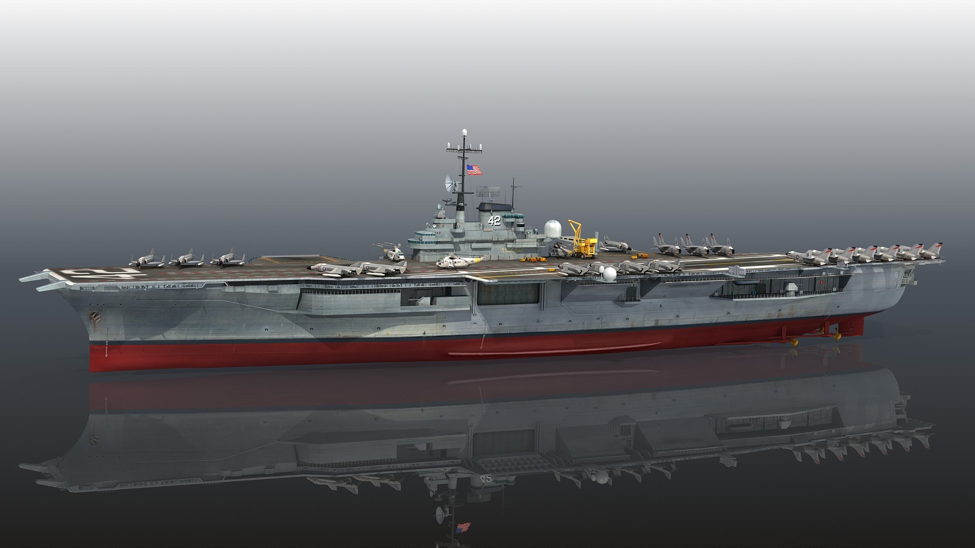 USS Franklin D Roosevelt CV-42 3D - TurboSquid 2068856