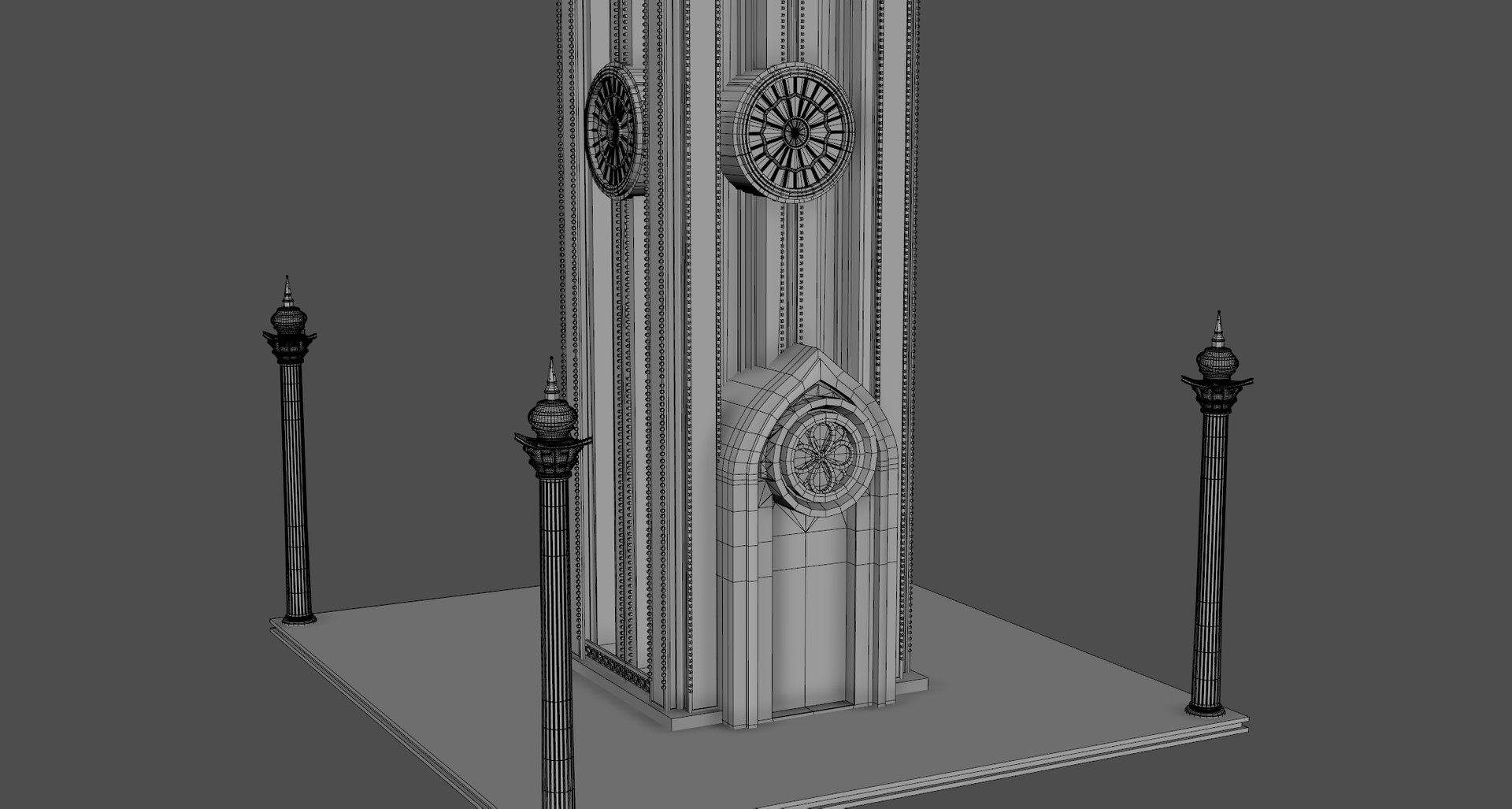 3D Fantasy Long Ancient Tower - TurboSquid 1988024