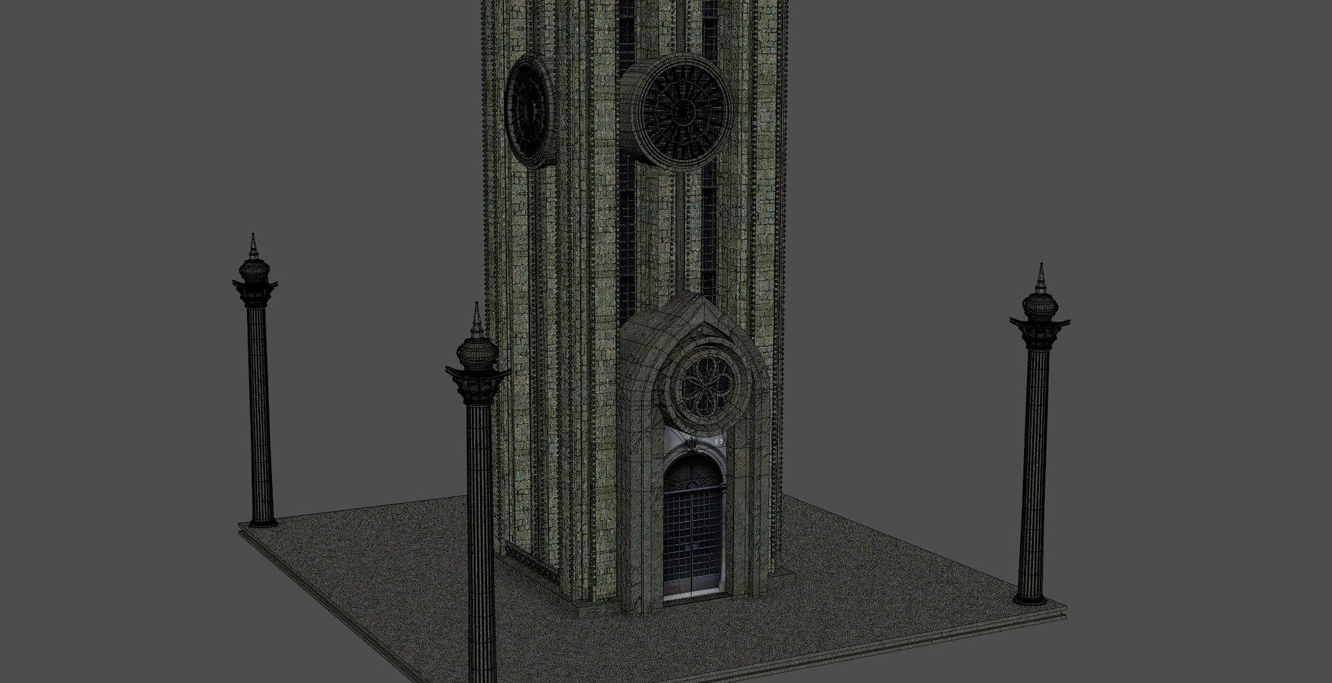 3D Fantasy Long Ancient Tower - TurboSquid 1988024