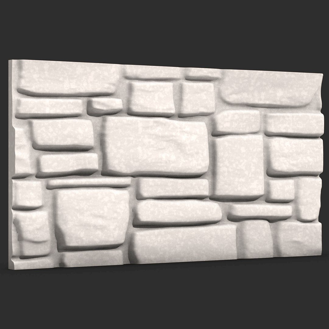 3D Stone Wall 14 Model - TurboSquid 2295363