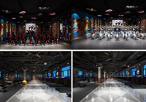 realistic gym 3d max