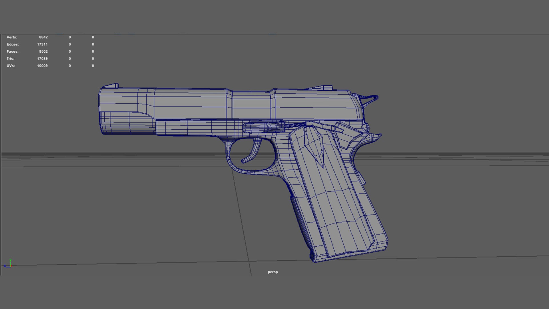 3D Gun Colt Model - TurboSquid 2027796