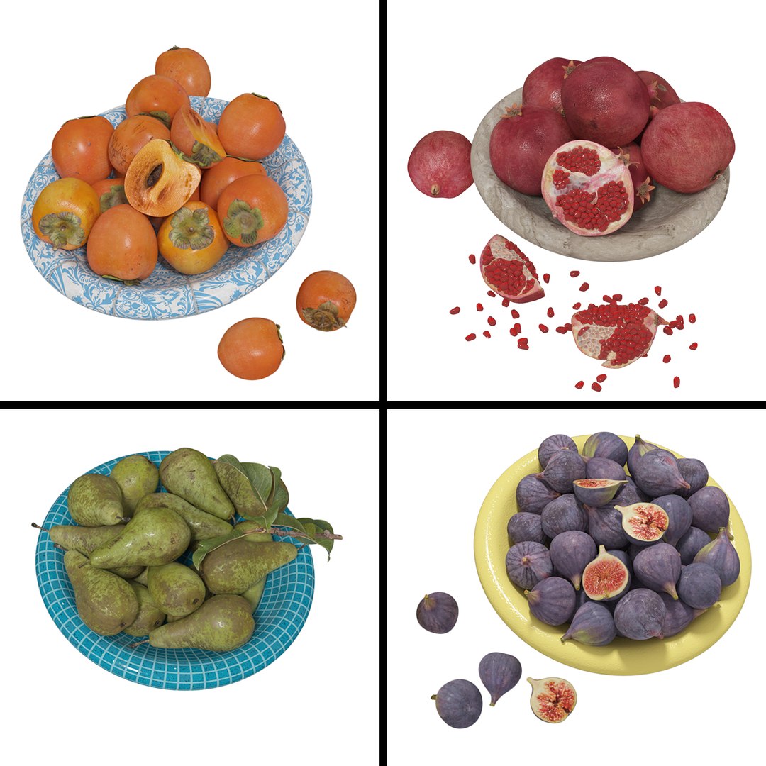 Fruit Collection Model - TurboSquid 2012383