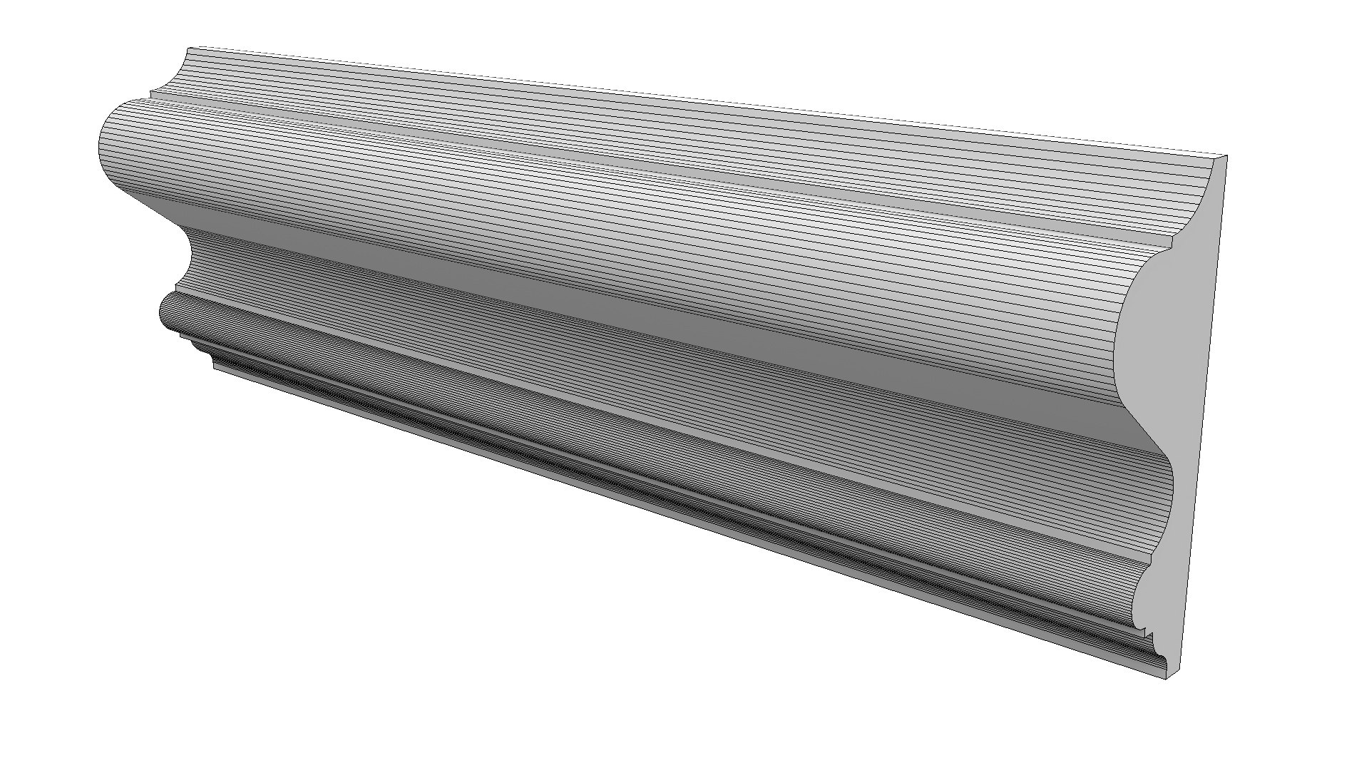 3D Panel Moulding Model - TurboSquid 2022039