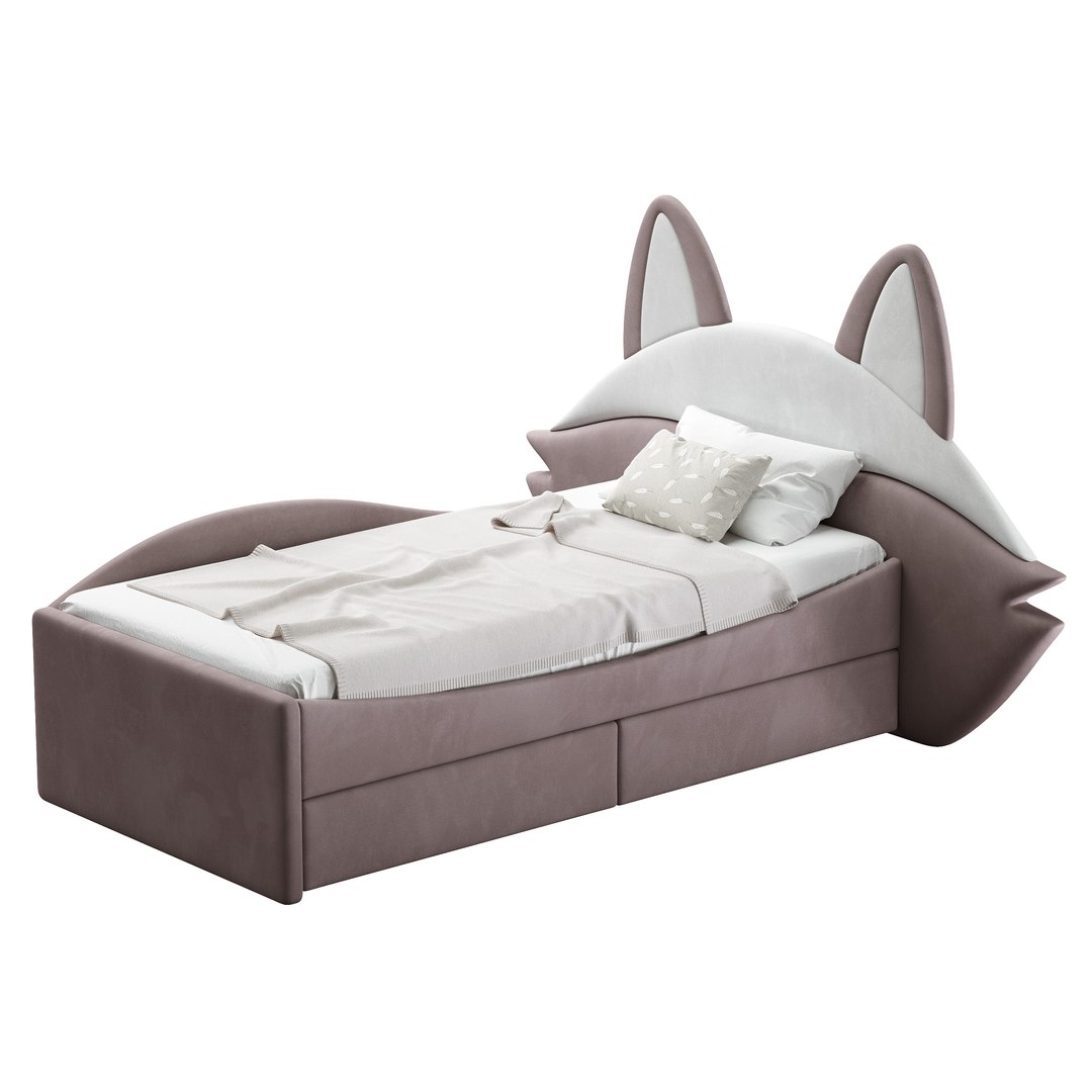 3D Fox Kid Bed - TurboSquid 2294787