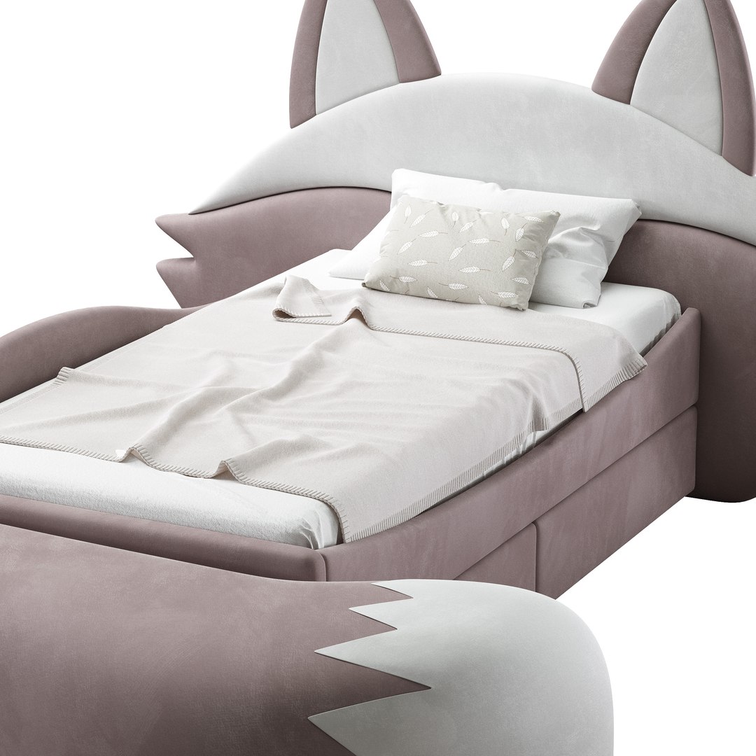 3D Fox Kid Bed - TurboSquid 2294787