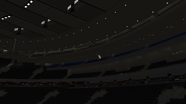 modèle 3D de MSG Boxing Arena avec public animé (RT) - TurboSquid 1456602