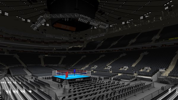 3D model msg boxing arena audience - TurboSquid 1456602