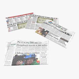 Newspaper 3D Models for Download | TurboSquid