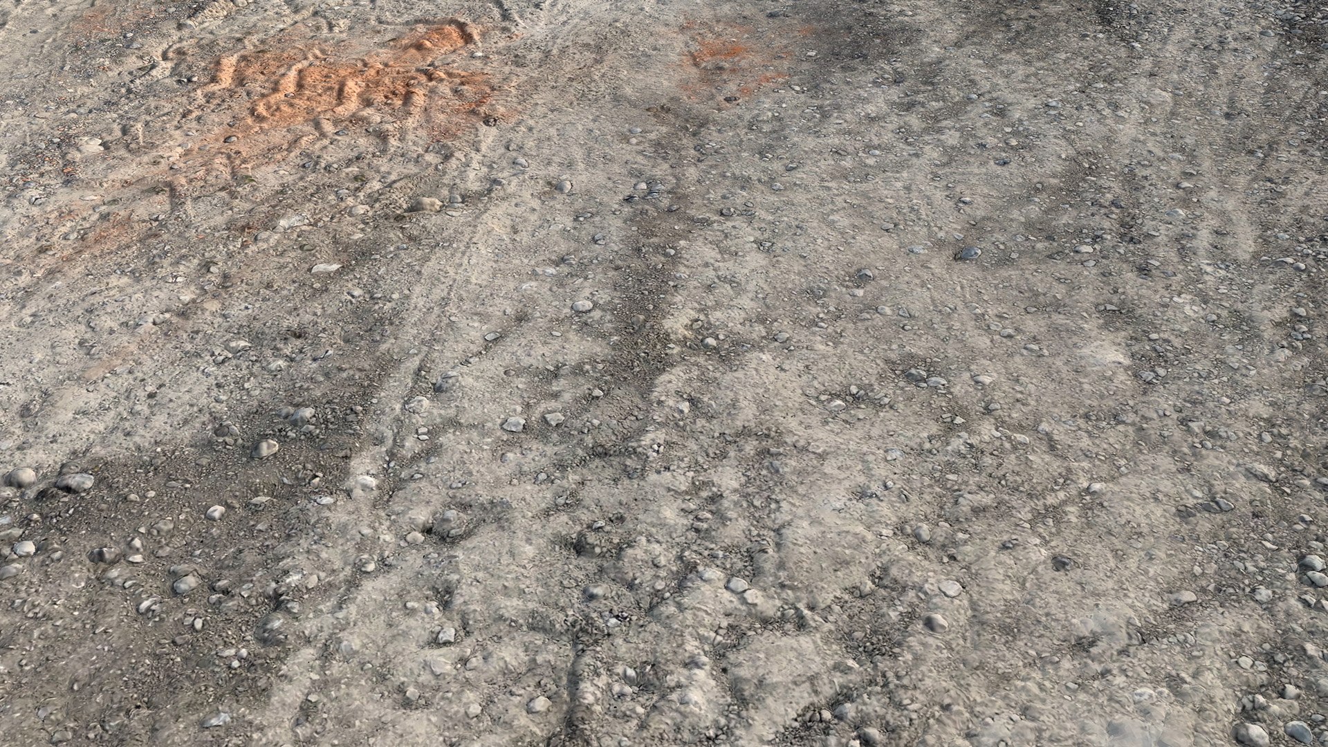 Gravel Ground 06 - 3D photogrammetry model scan of gravel sand and ...