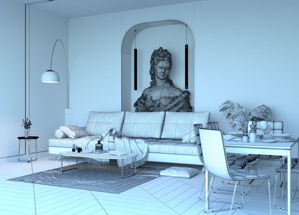 3D model living room - TurboSquid 1749627