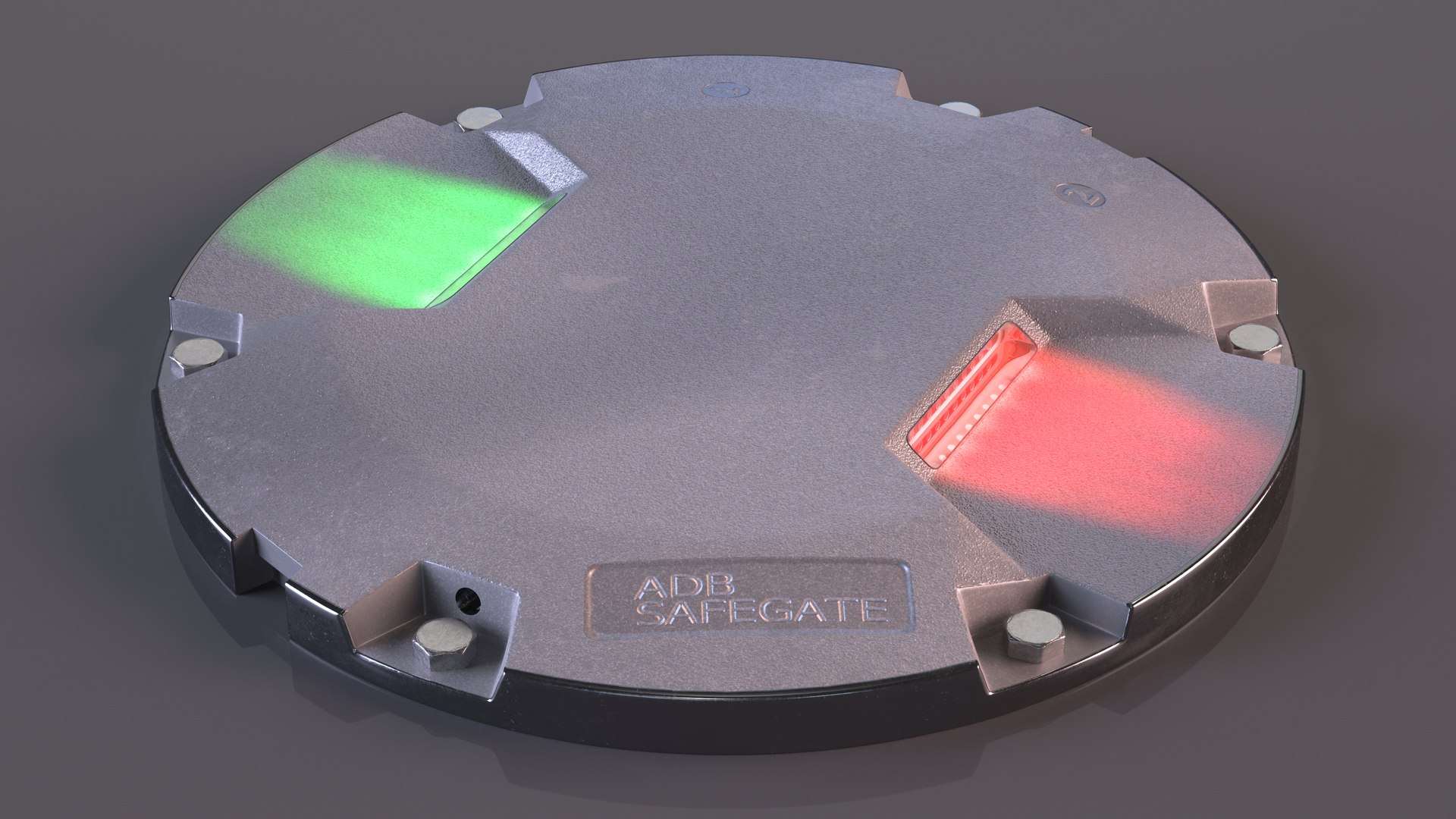 3D Model Green Red Runway Centerline Light Double - TurboSquid 2054544