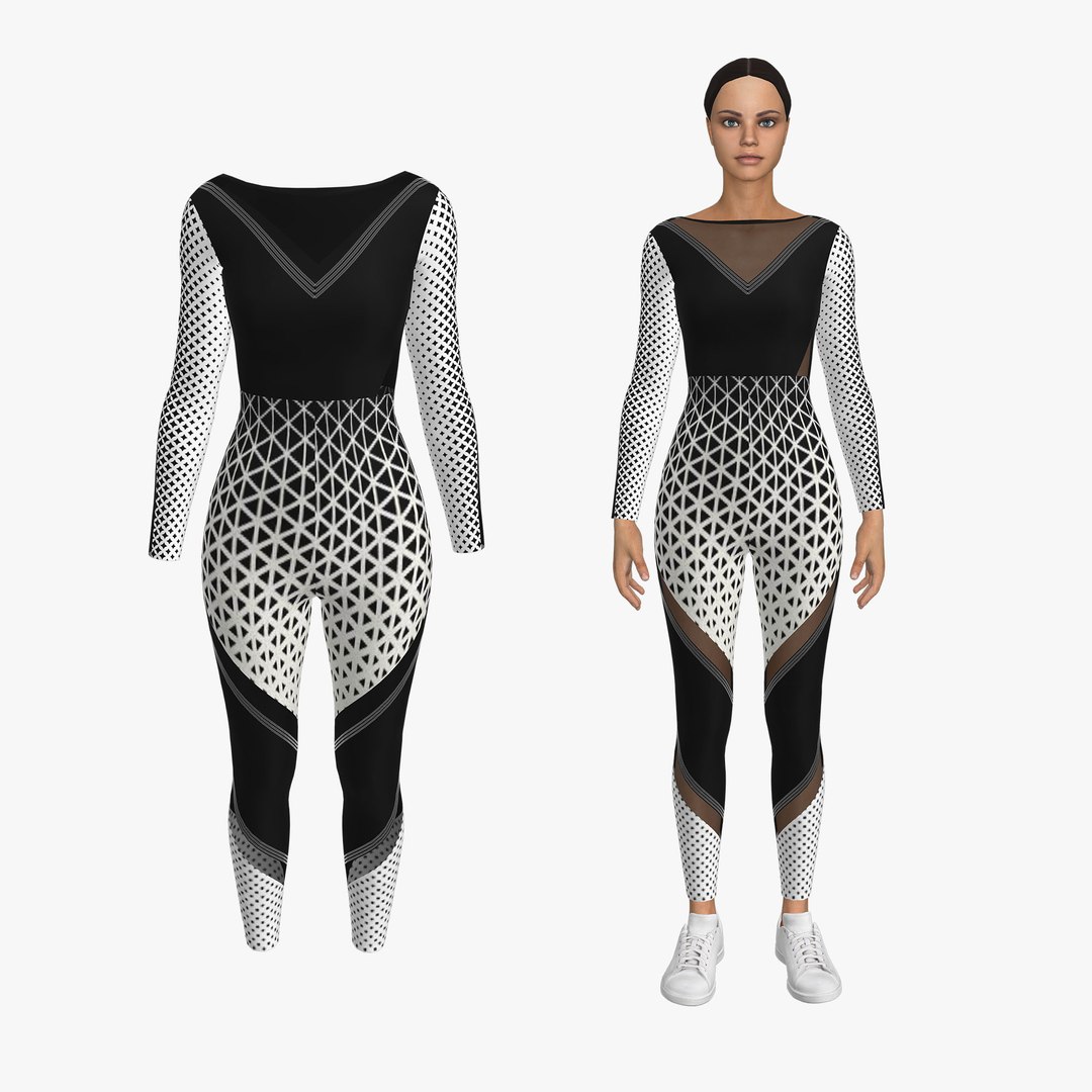 Body Suit Marvelous Designer Or Clo3D ZPRJ 3D Model - TurboSquid 2168758