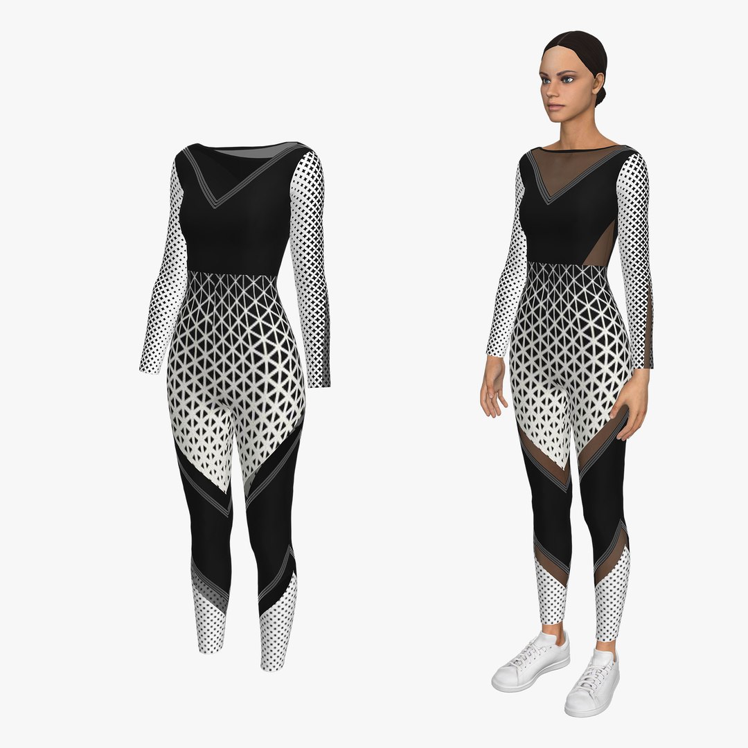 Body Suit Marvelous Designer Or Clo3D ZPRJ 3D Model - TurboSquid 2168758