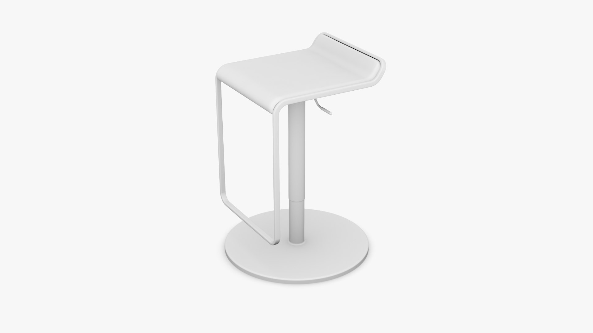 Classic Bar Stool 3D Model - TurboSquid 2518624