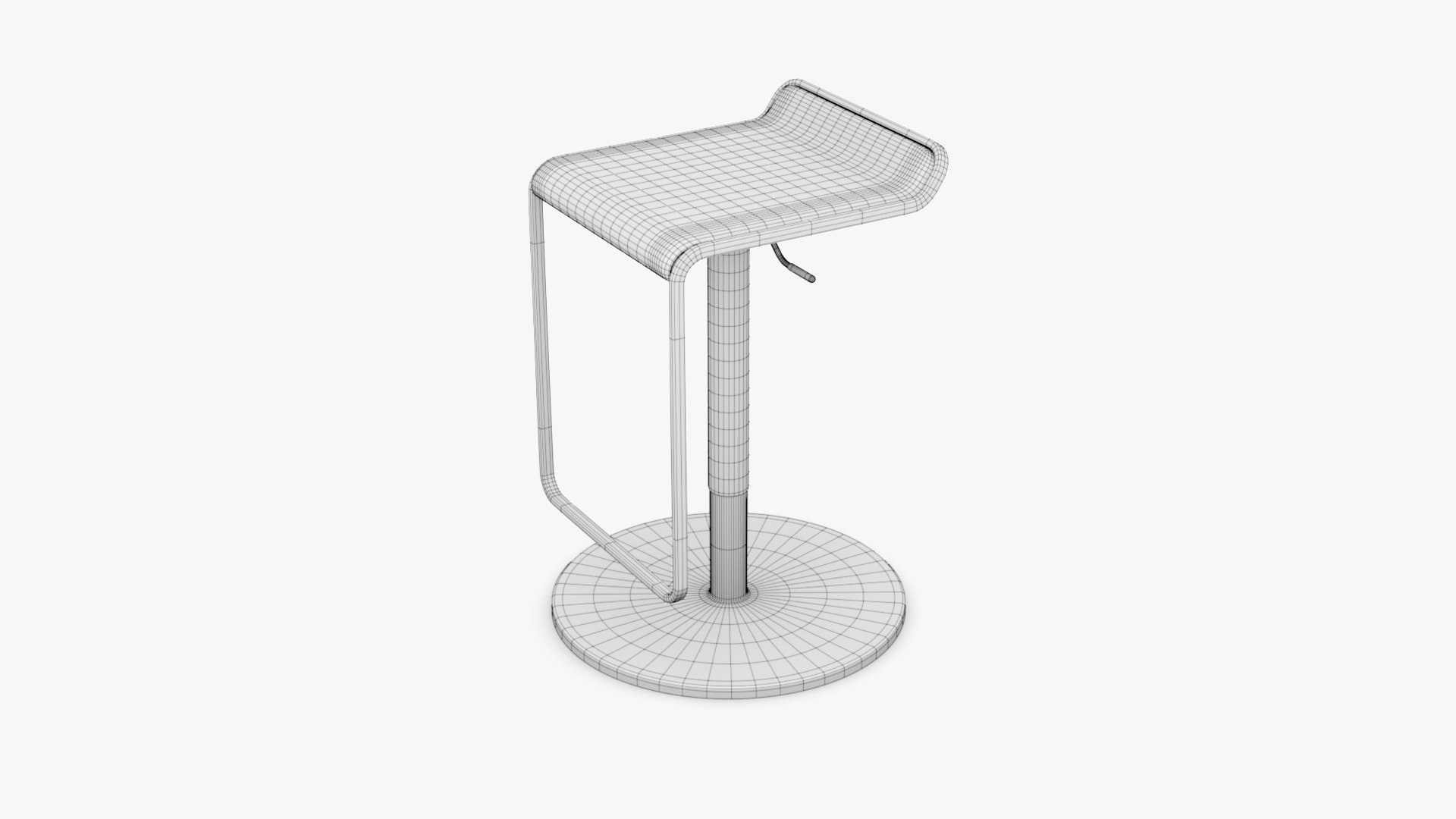 Classic Bar Stool 3D Model - TurboSquid 2518624