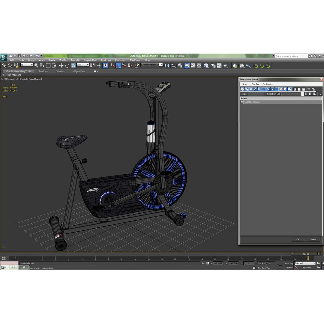 exercise bike stamina airgometer 3d model