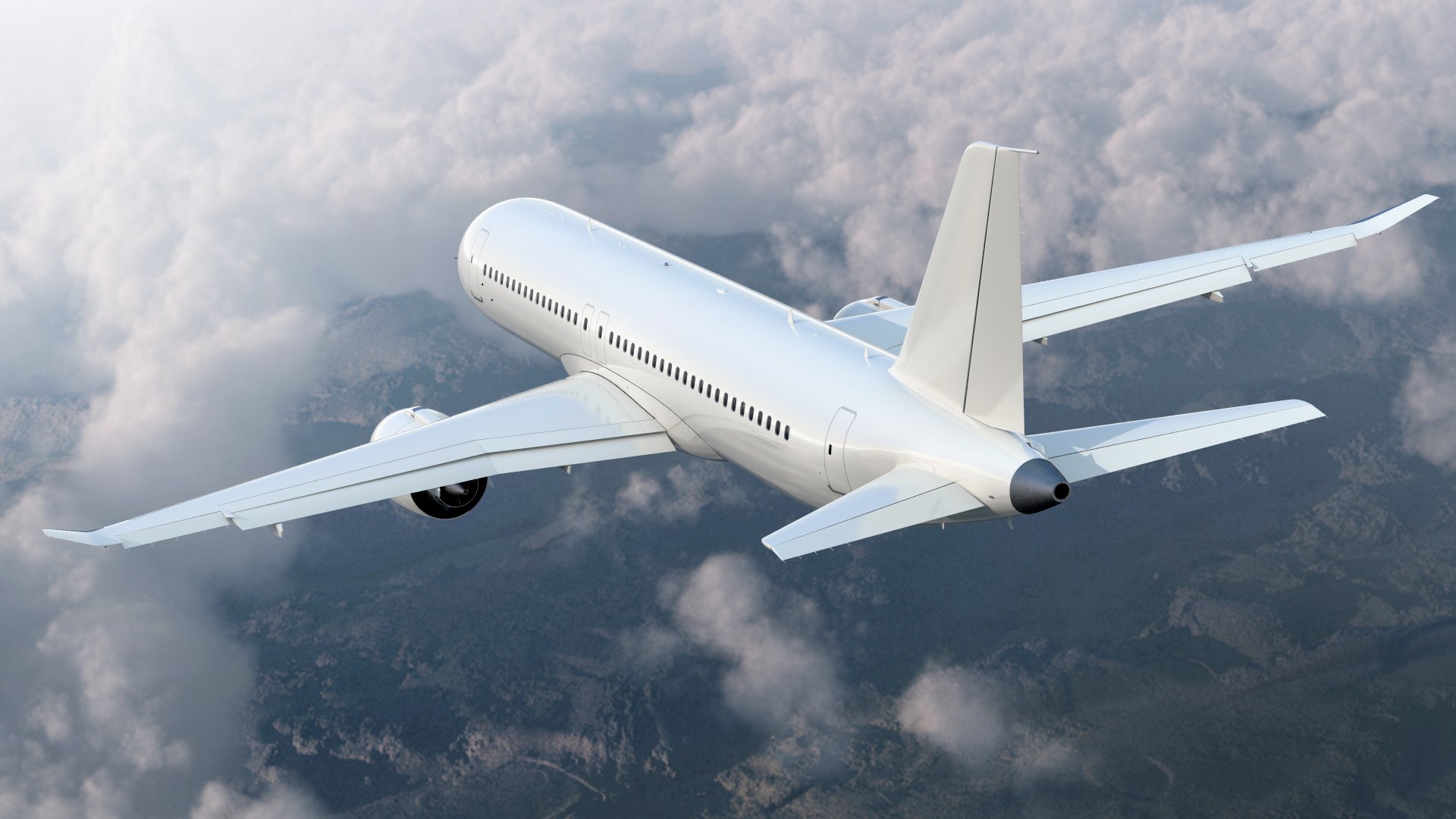 Narrow Body Airliner Flight 3D - TurboSquid 1792777