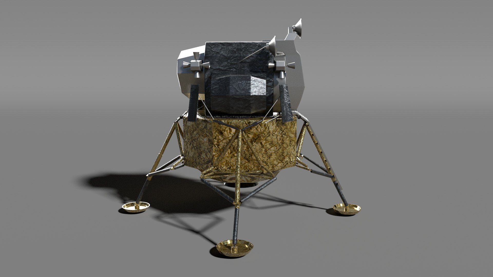 Apollo Lunar Module 3D Model - TurboSquid 1698312