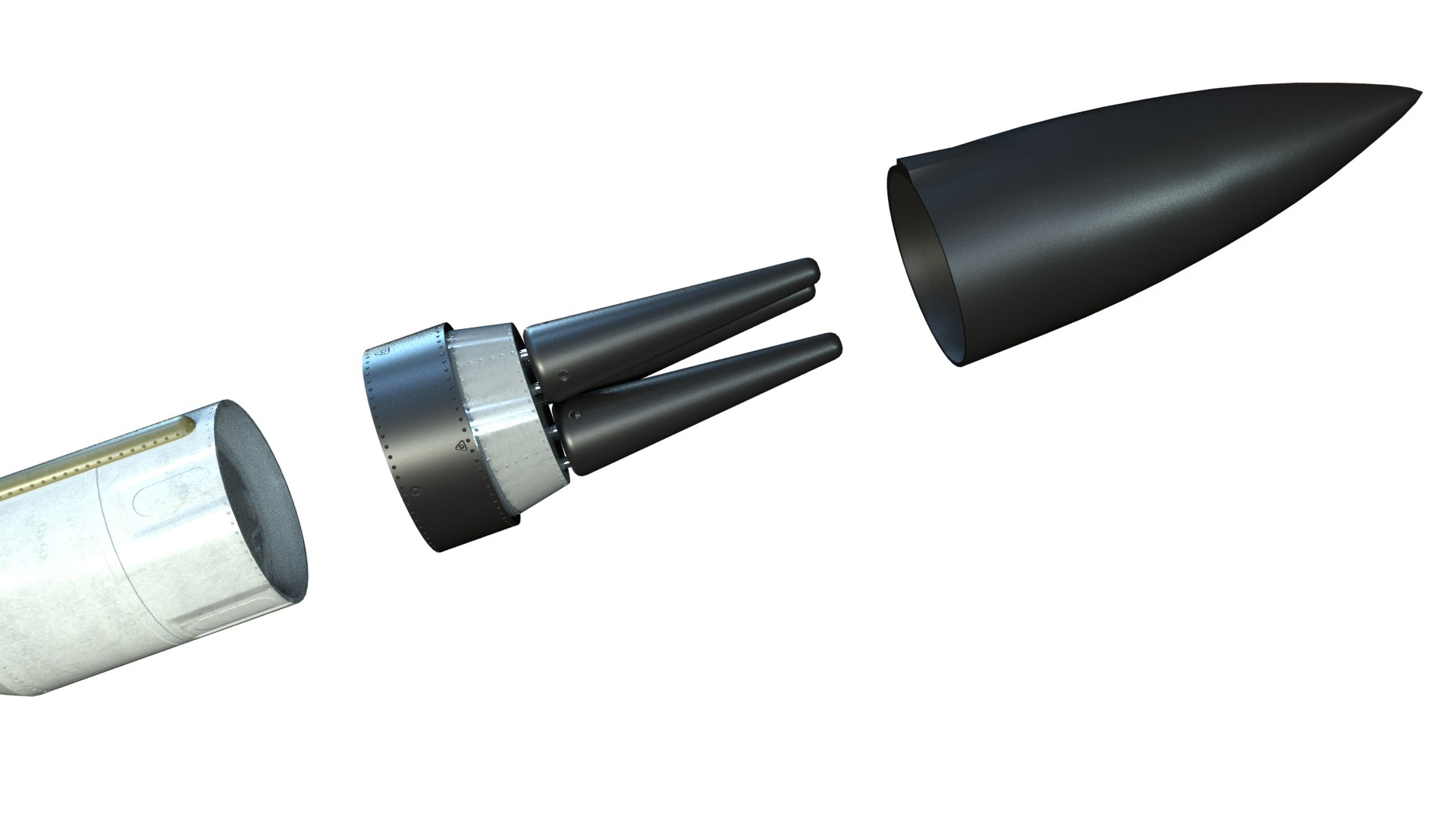 Minuteman III ICBM Missile Model - TurboSquid 2231299