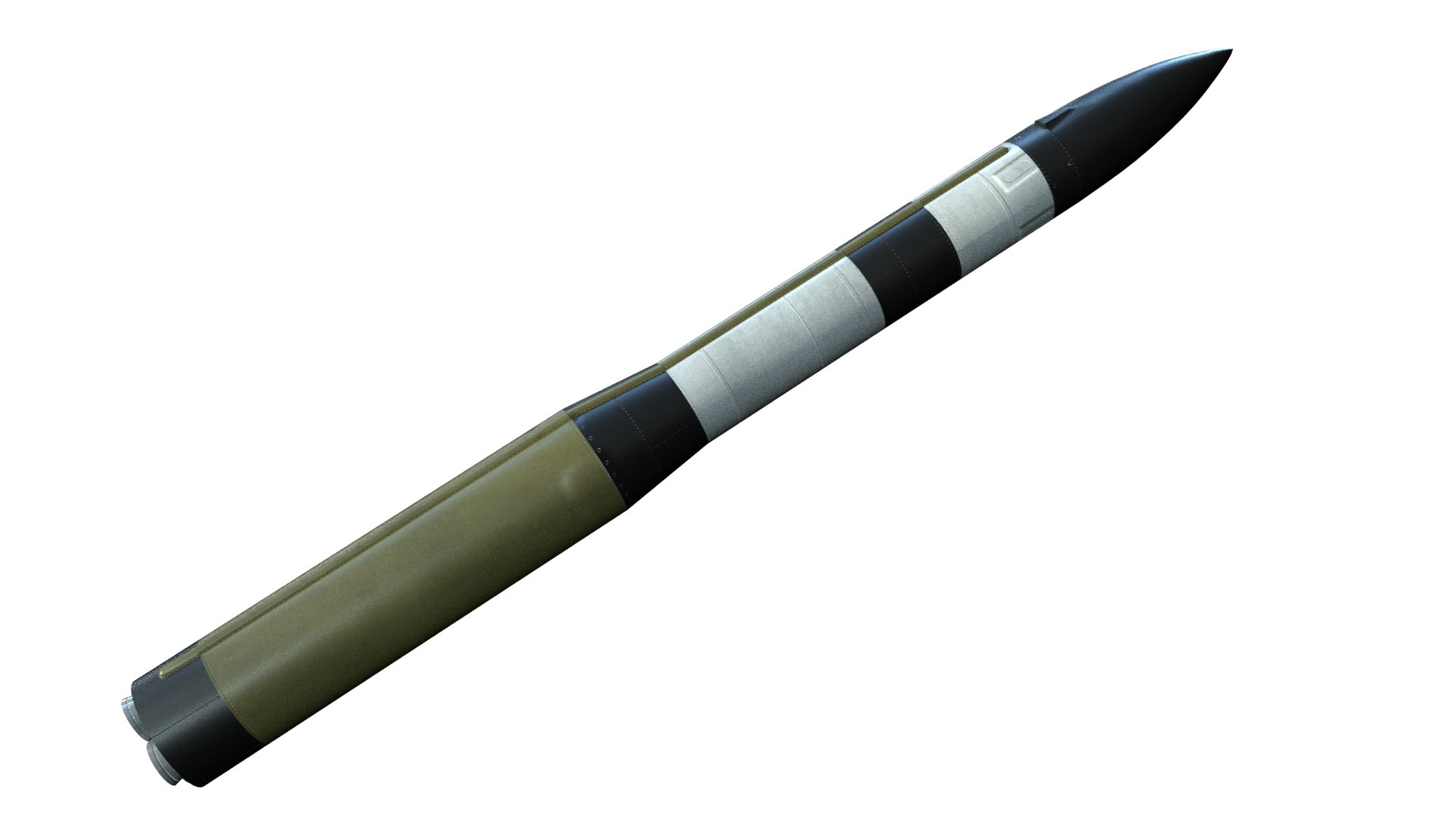 Minuteman III ICBM Missile Model - TurboSquid 2231299