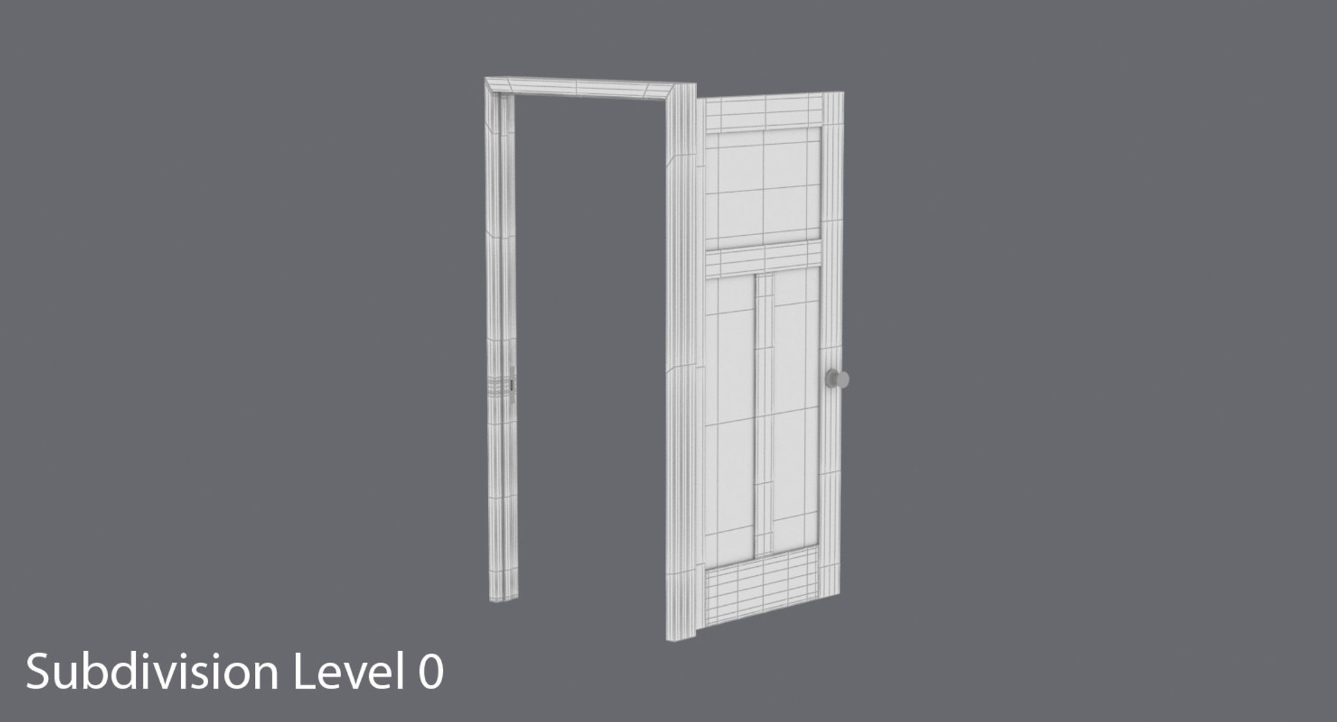 Exterior-doors---door-1-open 3D - TurboSquid 1246317