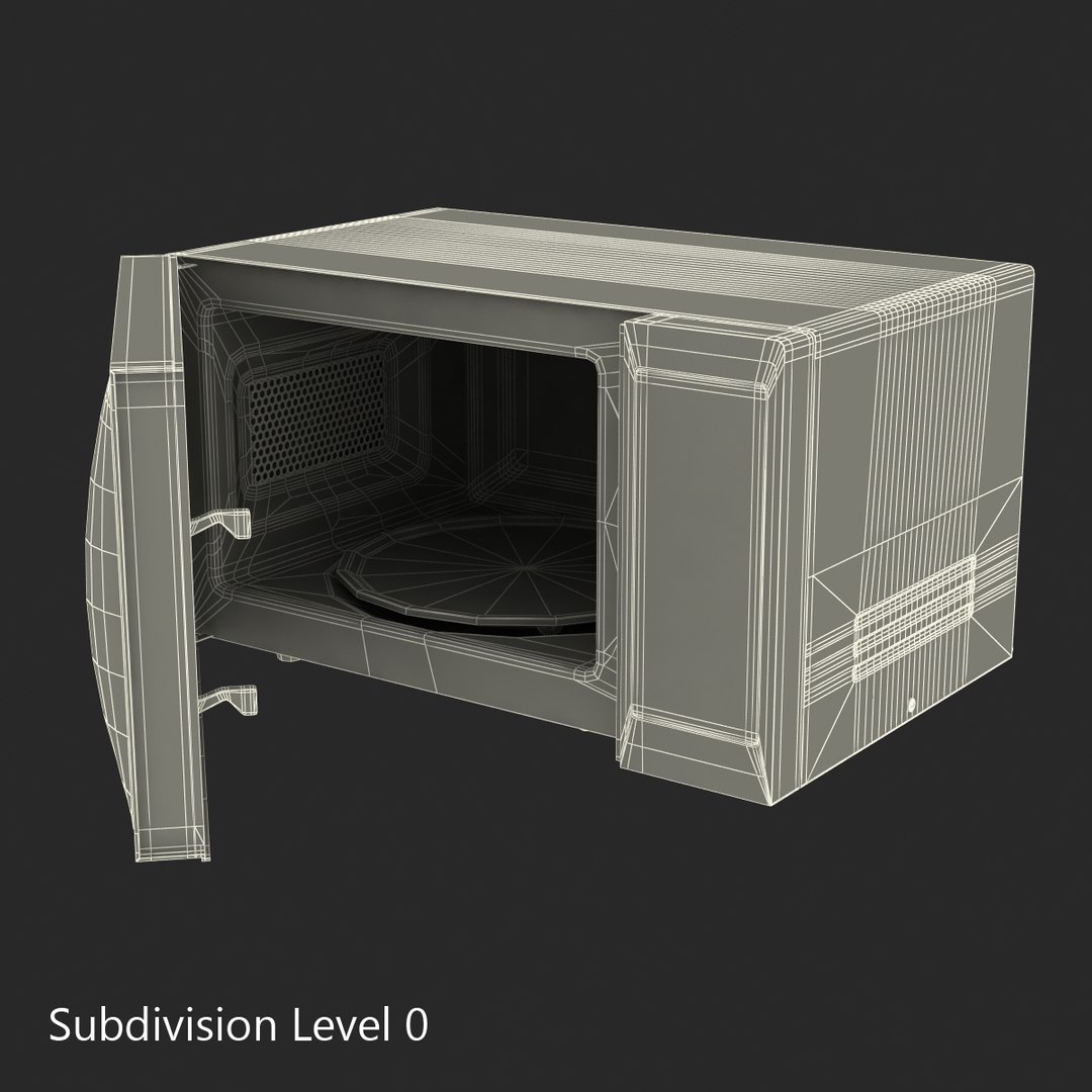 3d Microwave Oven 3 Generic Model