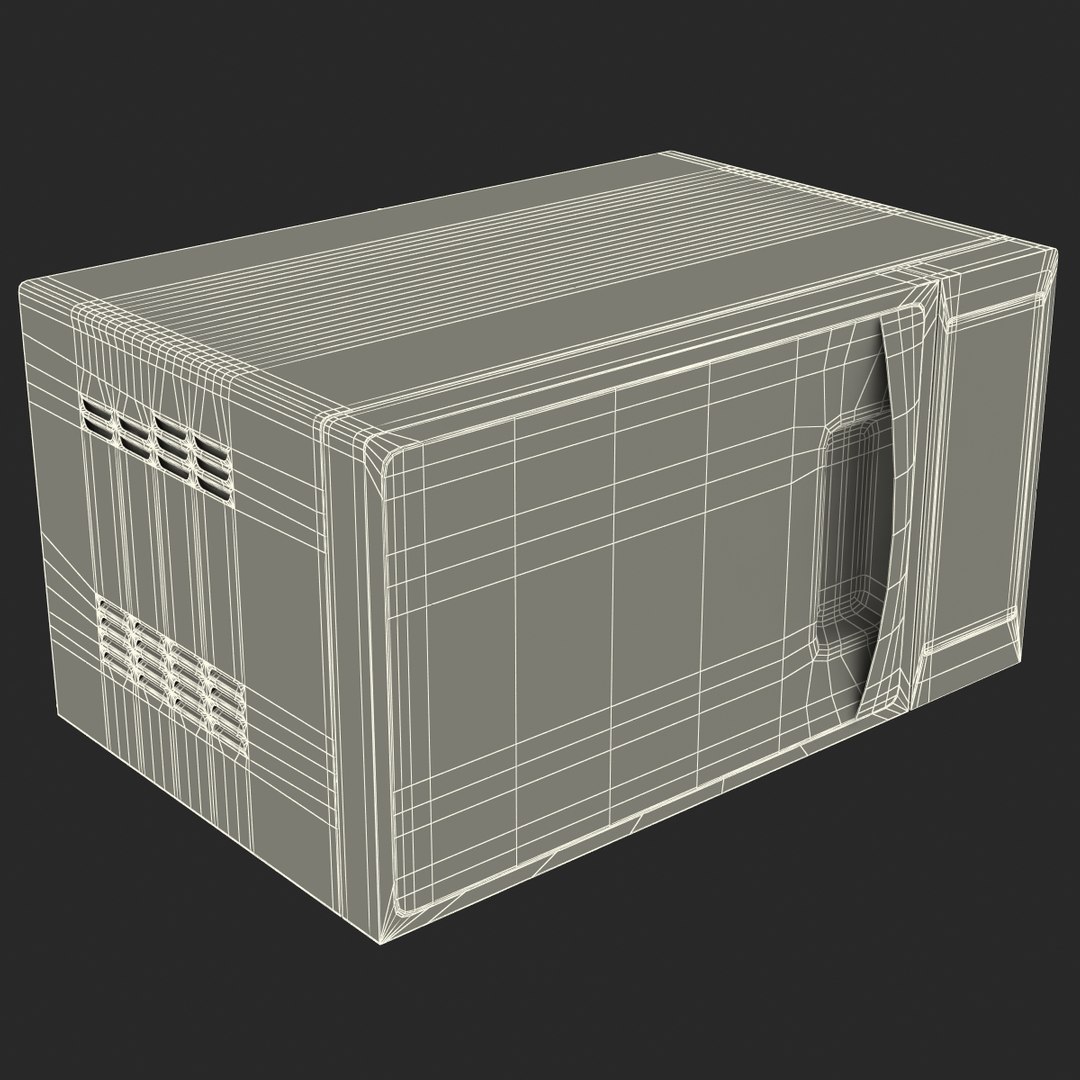 3d Microwave Oven 3 Generic Model
