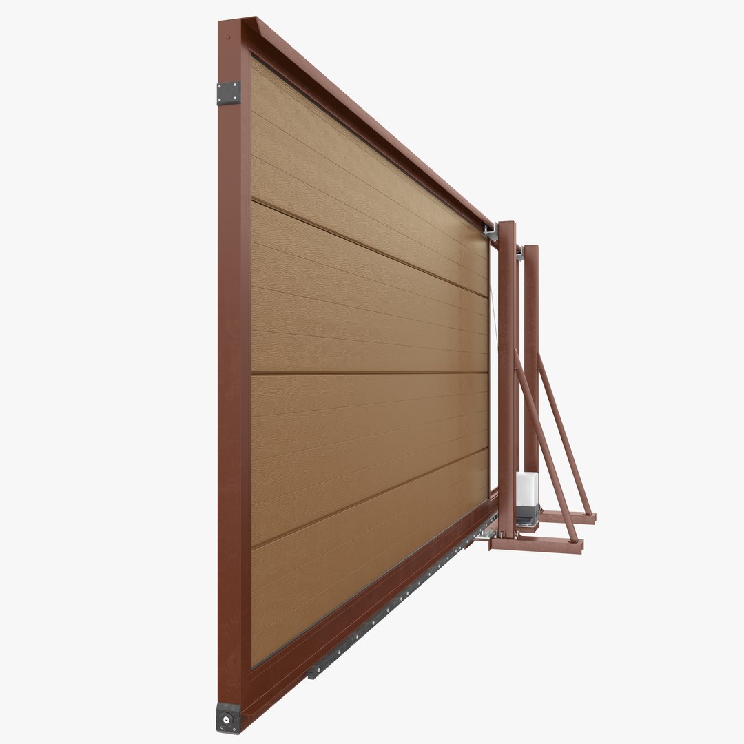 Automatic Sliding Gate Model - TurboSquid 1272951