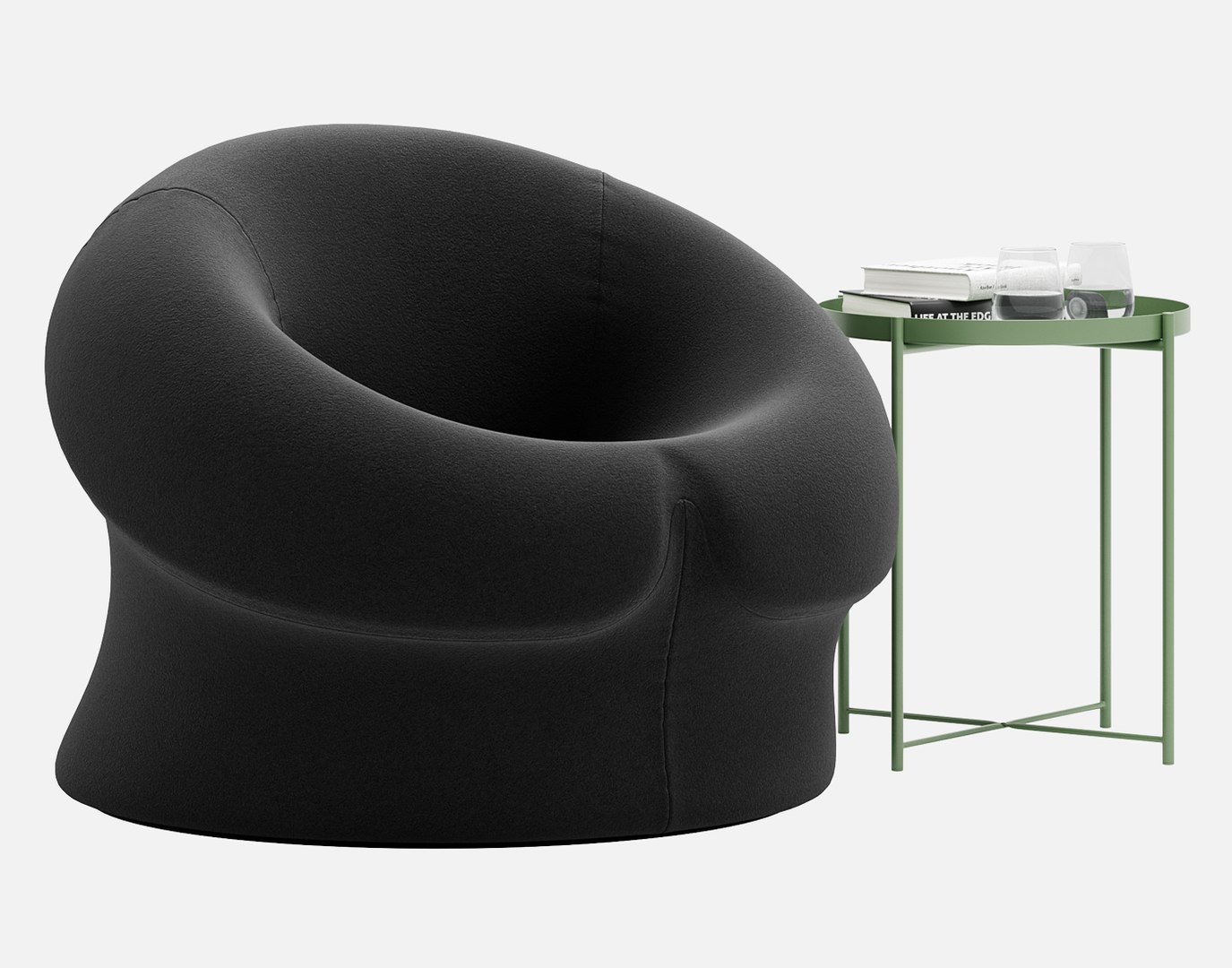 Armchair serie 2000 3D model - TurboSquid 1558253