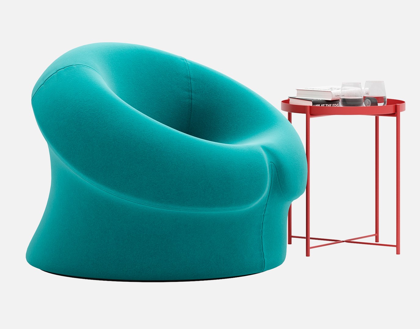 Armchair serie 2000 3D model - TurboSquid 1558253