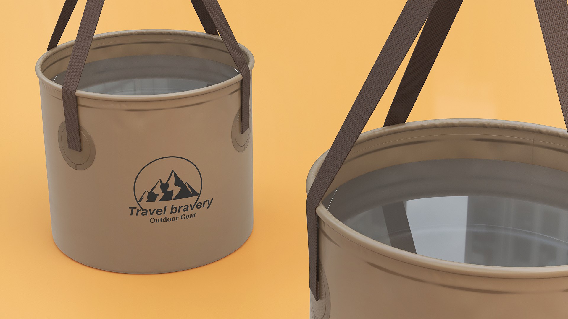 Portable Lightweight Pail Hanging Travel Bravery 3D Model - TurboSquid ...