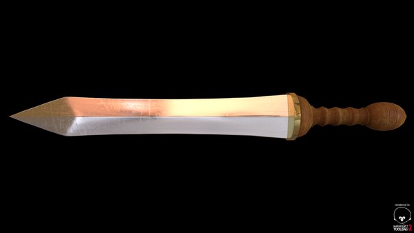 3d weapon gladius model
