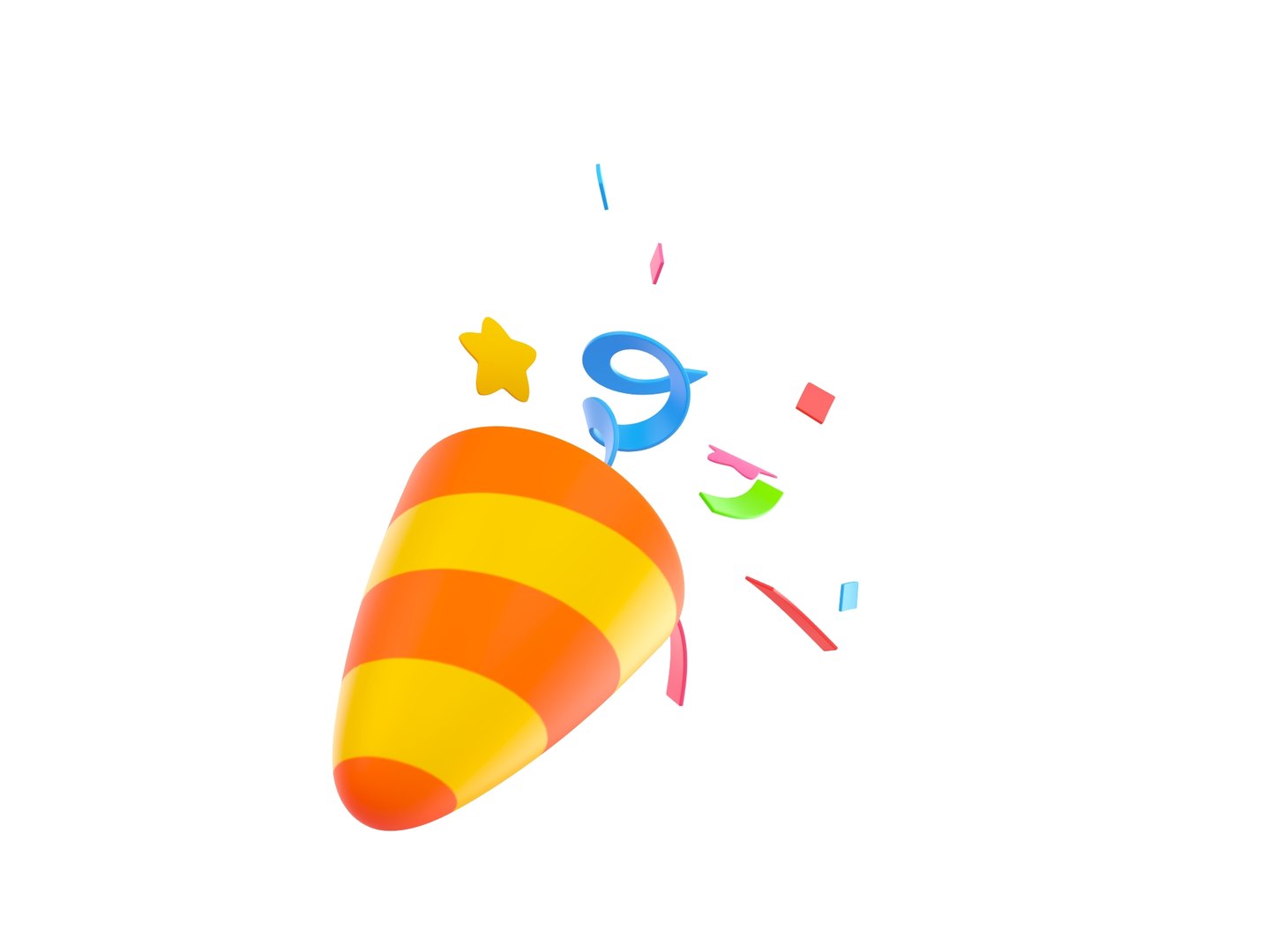 Party Popper Model - TurboSquid 2233181