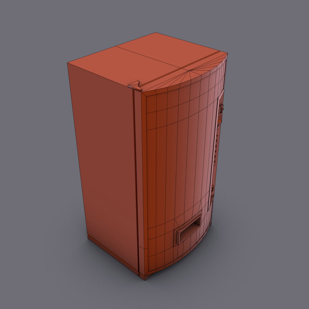 Vending Machine Coca-cola 3d Model
