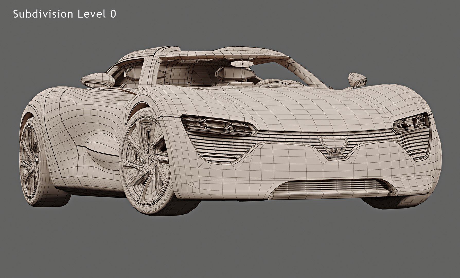 Generic sport car ampere 3D - TurboSquid 1599028