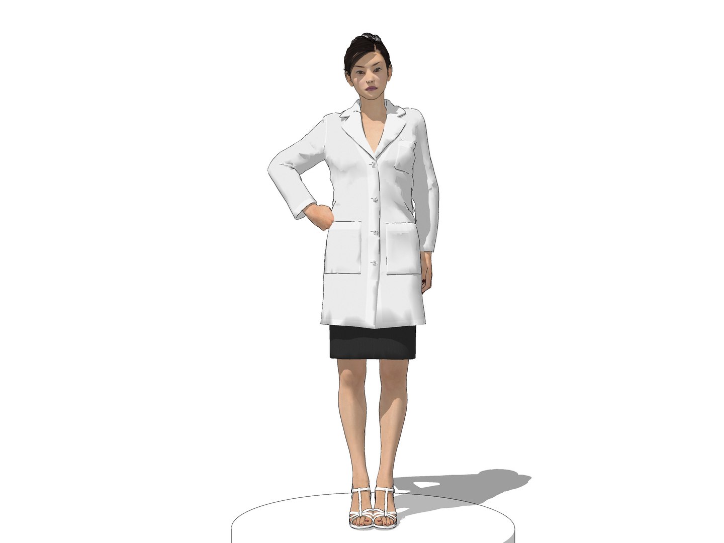 3D Model Doctor Girl - TurboSquid 1921281